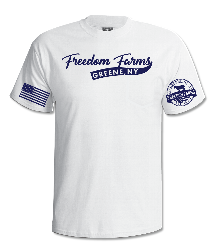 Official Freedom Farms T Shirt Freedom Farms Greene Ny