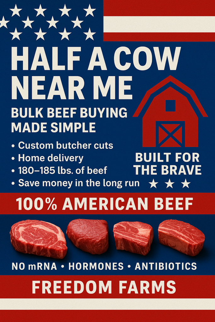 Half a Cow Near Me – Freedom Farms, Greene, NY