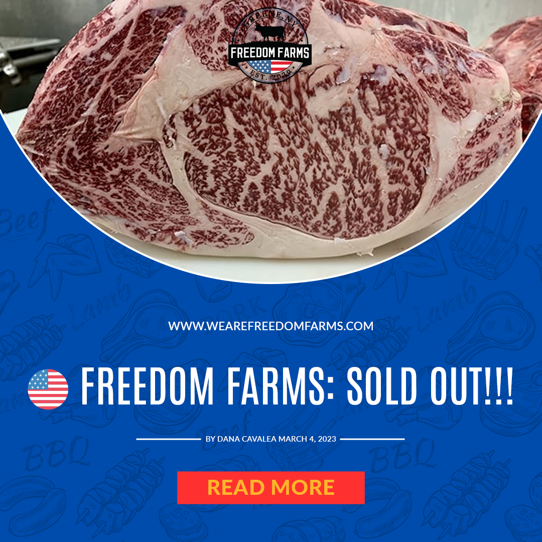 🇺🇸 FREEDOM FARMS: SOLD OUT!!! – Freedom Farms, Greene, NY