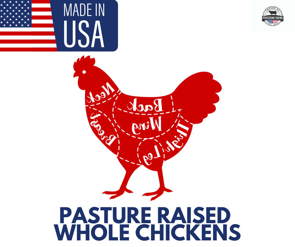 Order A Whole Free-Range, Pasture Raised Chicken! – Freedom Farms ...