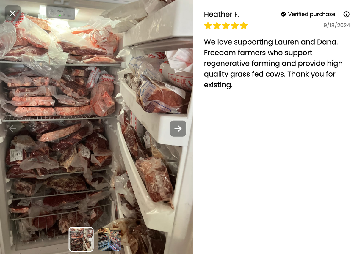 Whole Cow (Deposit) - Freedom Farms – Freedom Farms, Greene, NY