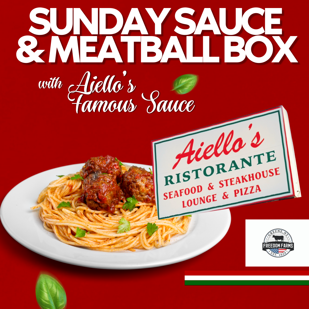 Sunday Sauce and Meatball Box (in Collaboration with Aiello's Restaura ...