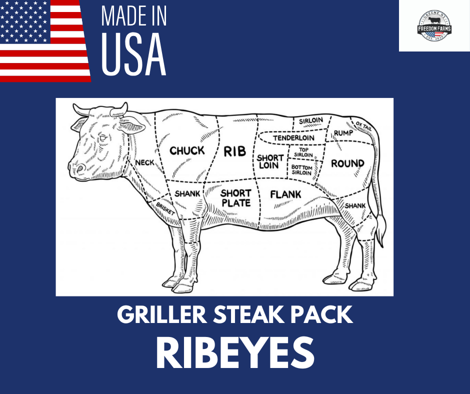 Steak Grill Packs - Ribeyes – Freedom Farms, Greene, NY